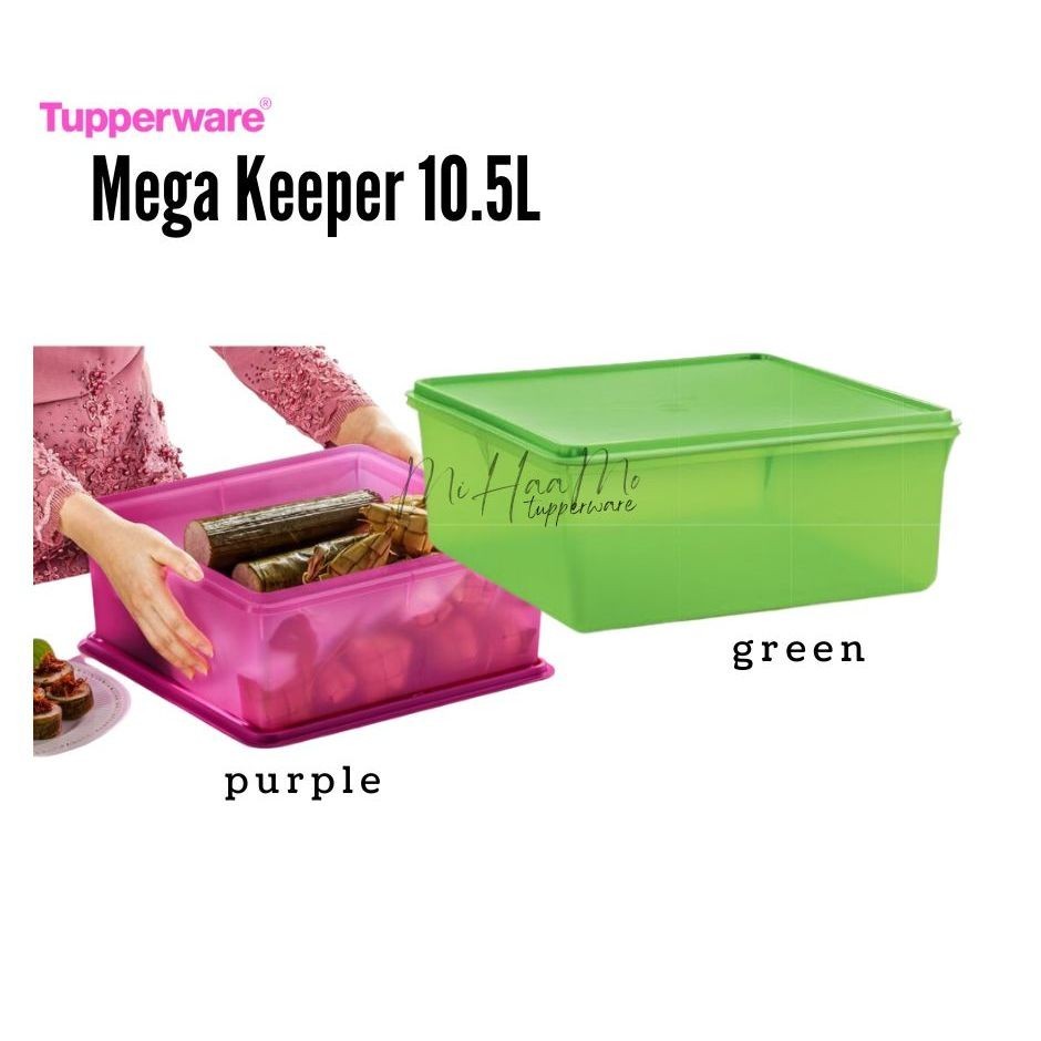 TAKN Tupperware Mega Keeper 10.5L Jumbo Airtight Giant Food Container ...