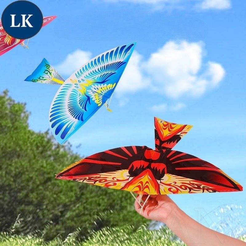 LK DIY Biomimetic Power Rubber Band Flying Bird Toy / Creative and ...