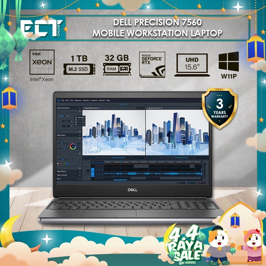 Dell Precision 7560 Mobile Workstation Laptop (Xeon W-11955M 5.0Ghz,1TB ...