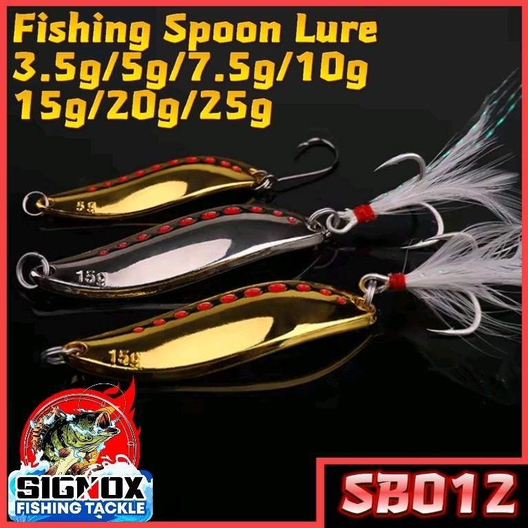 _Signox_Sebarau Tenggiri Fishing Spoon Lure Gewang Sudu Casting Haruan Umpan Pancing Killer Bait ...