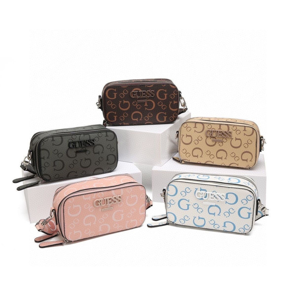 2024 New Guess Bag Sling Shoulder Bag Crossbody Message Bag Beg Guess ...