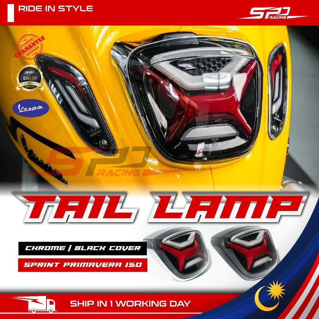 Stop lamp/ Tail lamp LED | NEW VERSION (VENICE TYPE) Virtu for VESPA ...