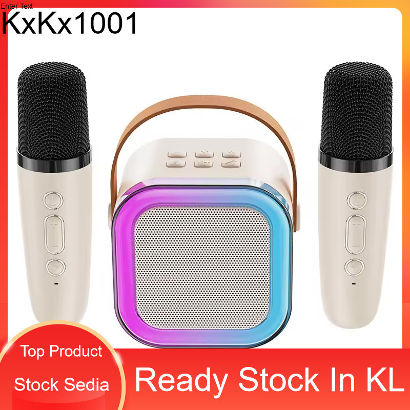 K12 Wireless Karaoke Mini Portable Speaker Bluetooth with Mic Home Party Outdoor Camping ...