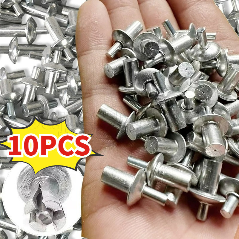 10 pcs Hammer Drive Rivet - Piercing Knock Screws Fasteners - Aluminum ...