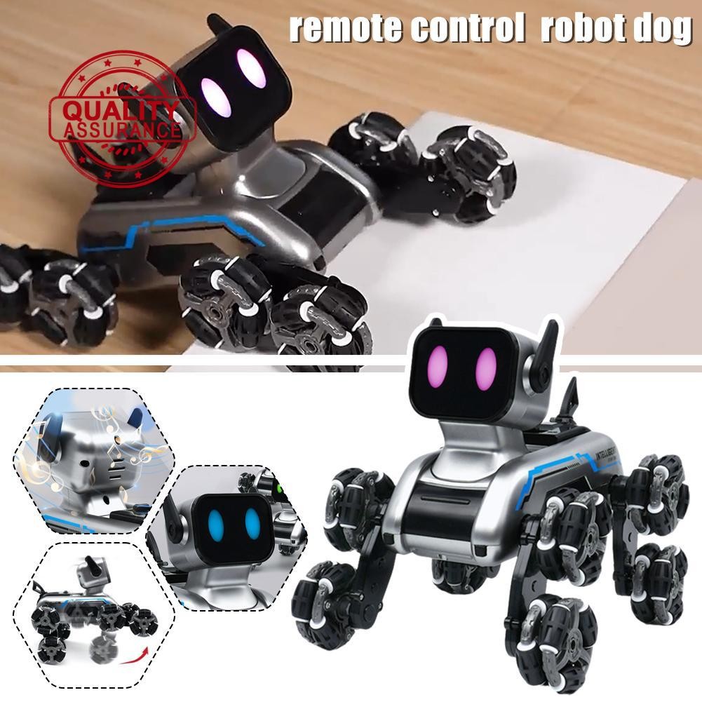 Rc Mechanical Dog Rc Robot Dog Toy With Light Music Gesture Sensing ...
