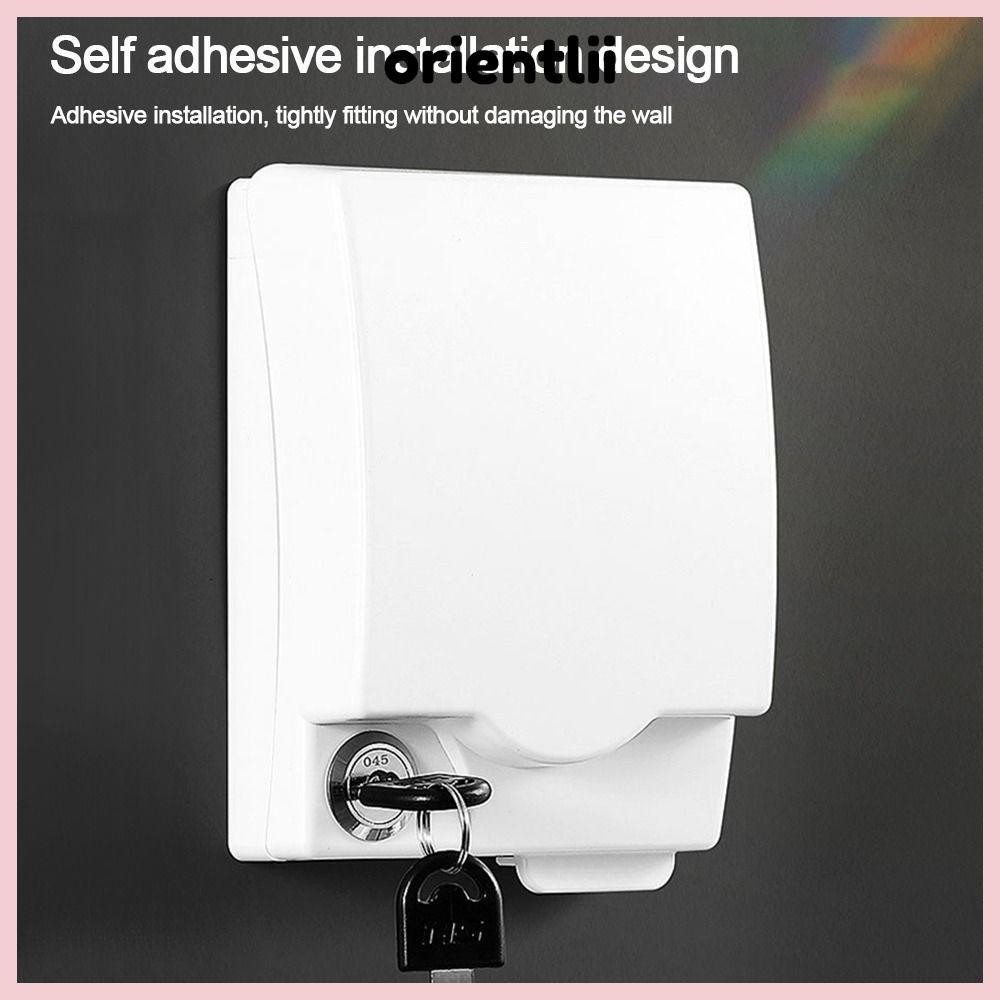 ORIENTLIIY 86 Type Sticky Socket Lock Waterproof Box Bathroom Cover ...