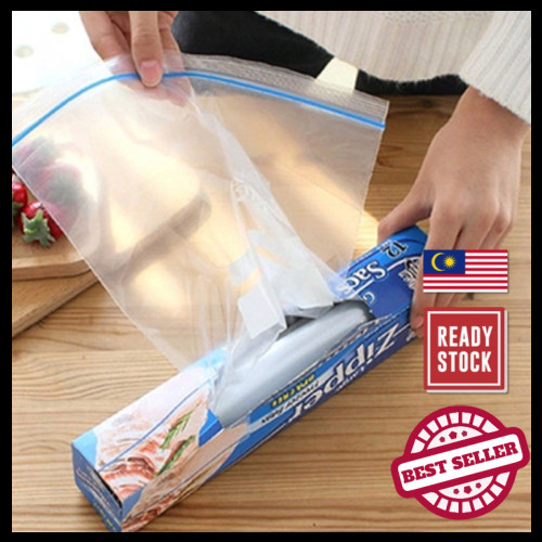[ LOCAL READY STOCK ] 12pcs Reusable Zip Seal Bags – Keep Food Fresh ...