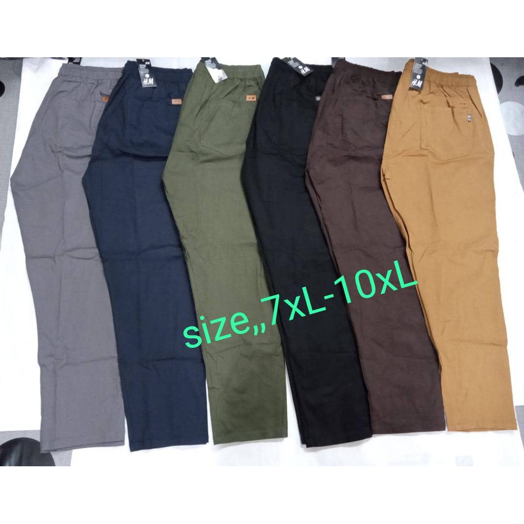 (7xl-10xl)SLACK Pants Plus Size Unisex (Ready Stock).Seluar Saiz Besar ...