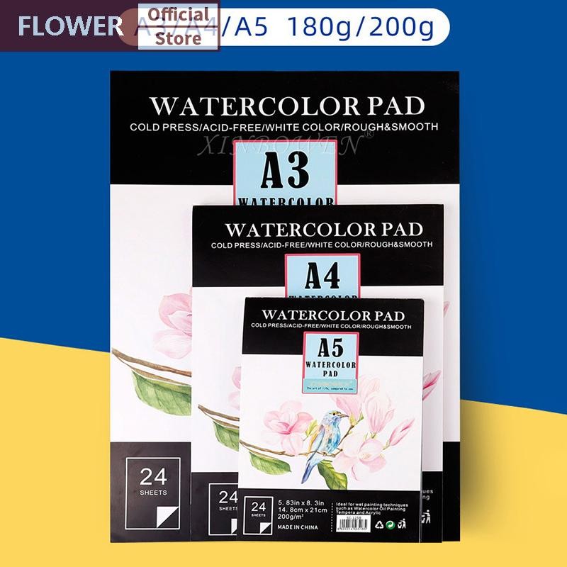 FOF Watercolor Sketchbook Student Water Color Hand-drawing Thickened ...