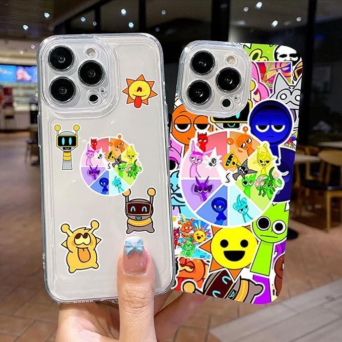 Incredibox Sprunki Stickers 50pcs Sprunki Game Stickers Waterproof ...