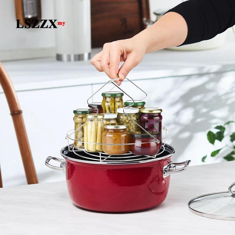 [LszzxMY] Stainless Steel Canning Rack Canner Rack with Foldable ...