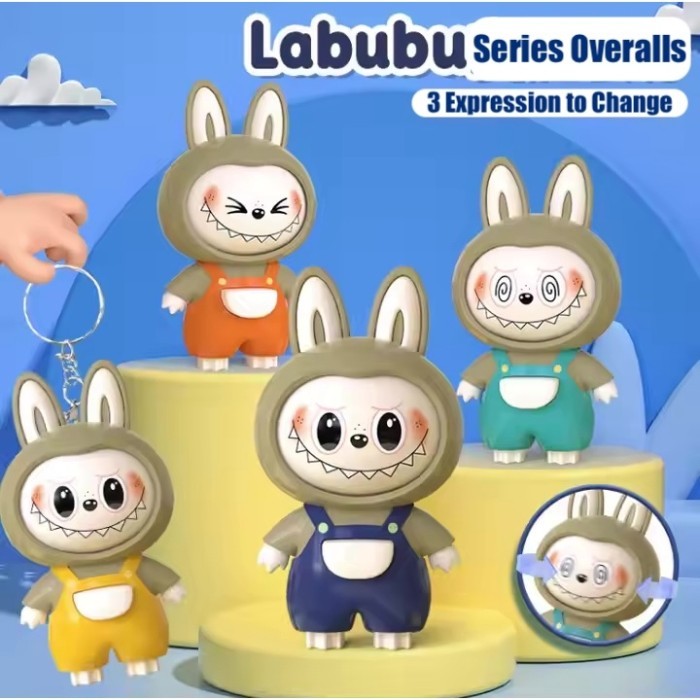 Staracc Labubu Cute Expression Doll Fidget Shinchan Toy Face Changing ...