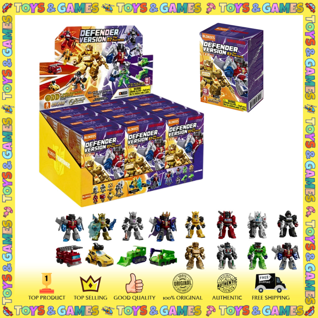 Blokees Transformers Defender V02 Galaxy The Overthrow Shinning 1 pcs ...