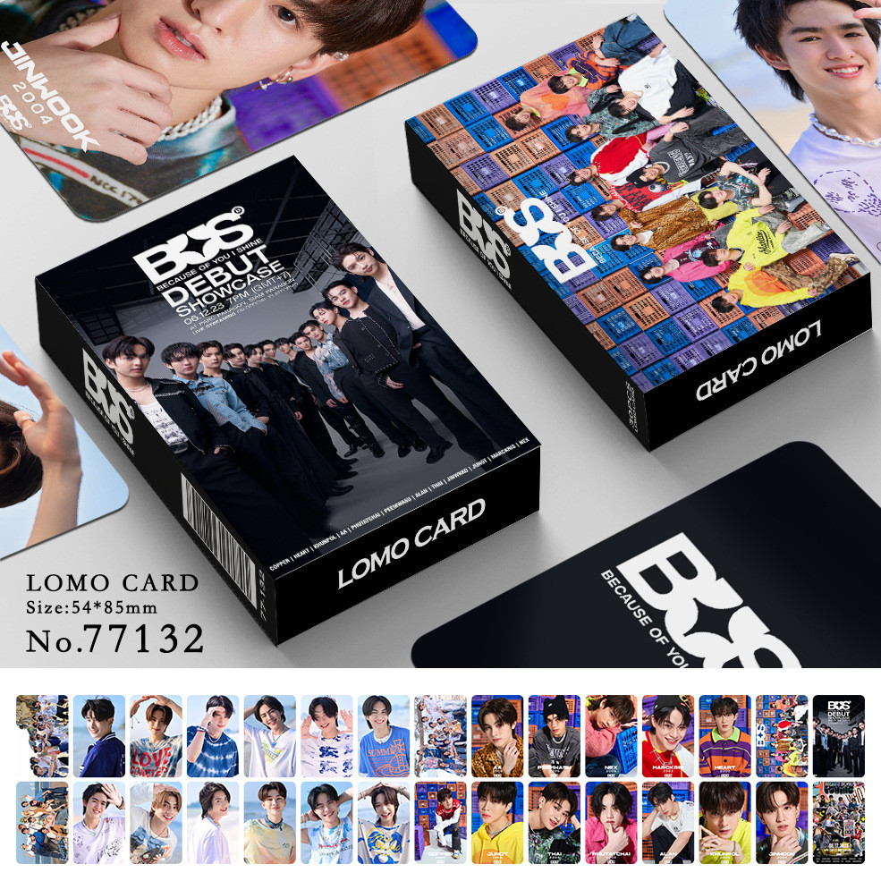 30Pcs/box BUS Photocards BUS Because of You, I Shine Marck Photocard ...