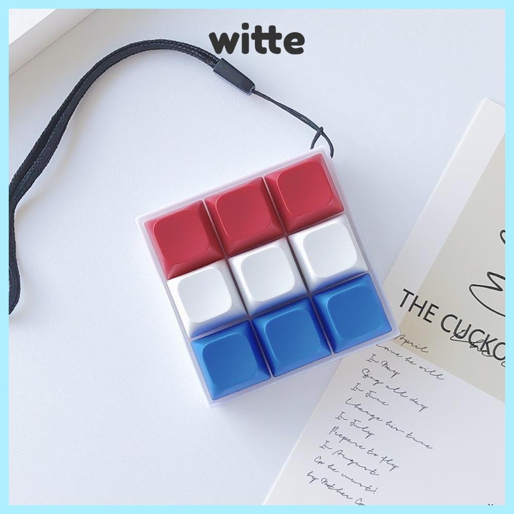 WITTE Fidget Keychain, Keycap Relief Stress Finger Keyboard Caps, Keys ...
