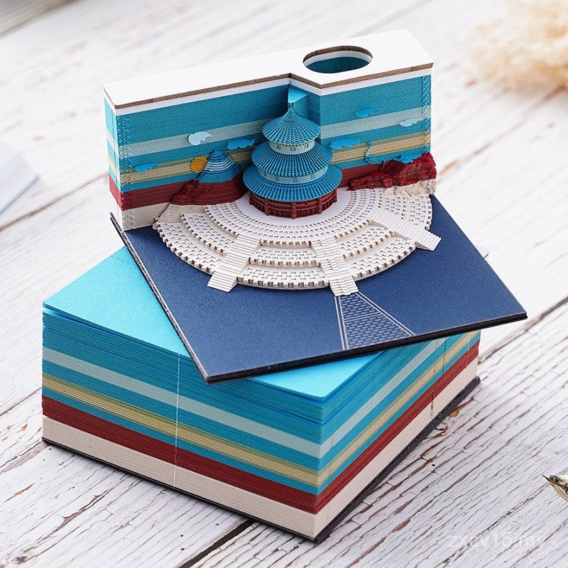 Tiantan Prayer Year 3d Three-Dimensional Note Pad Paper Carving ...