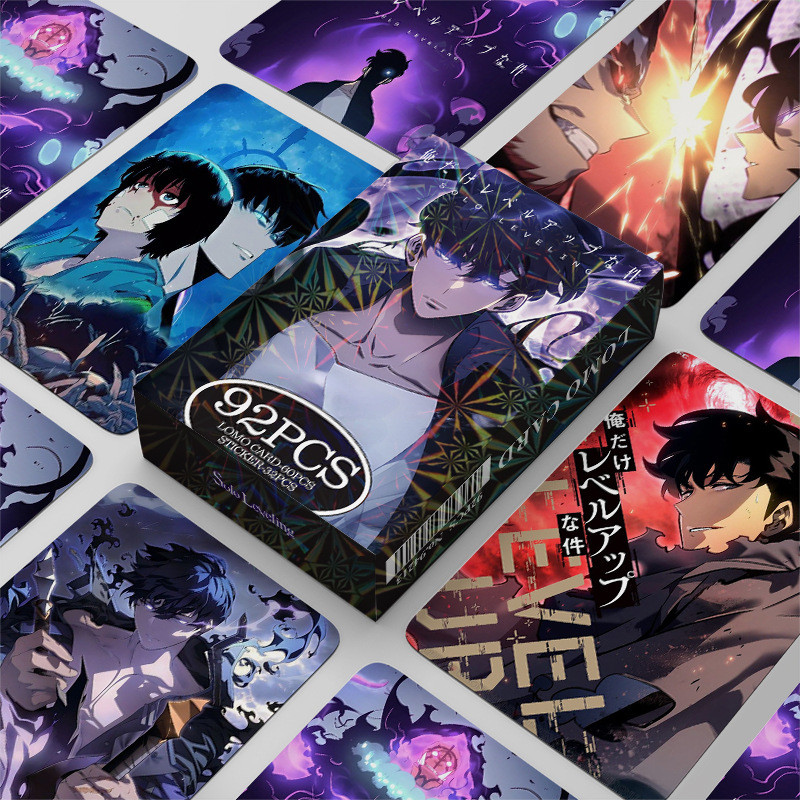92pcs/box Solo Leveling Photocards Solo Leveling LOMO Card Collection ...