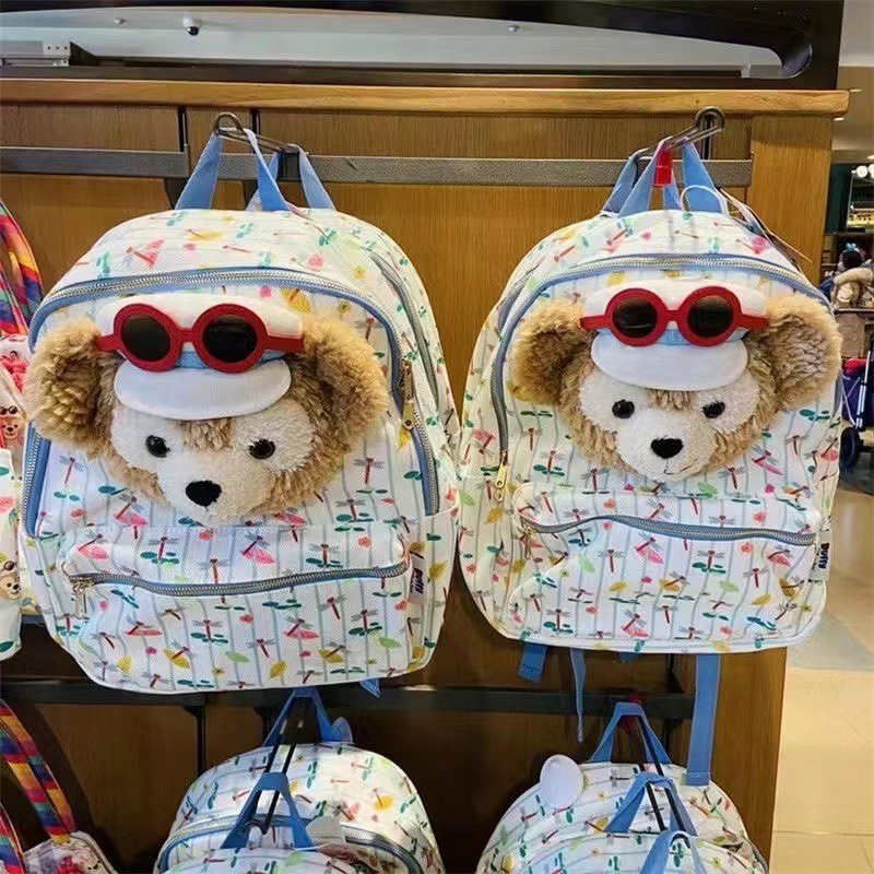 Cute Duffy Bear Cute Soft Girl Backpack Junior High School Students ...