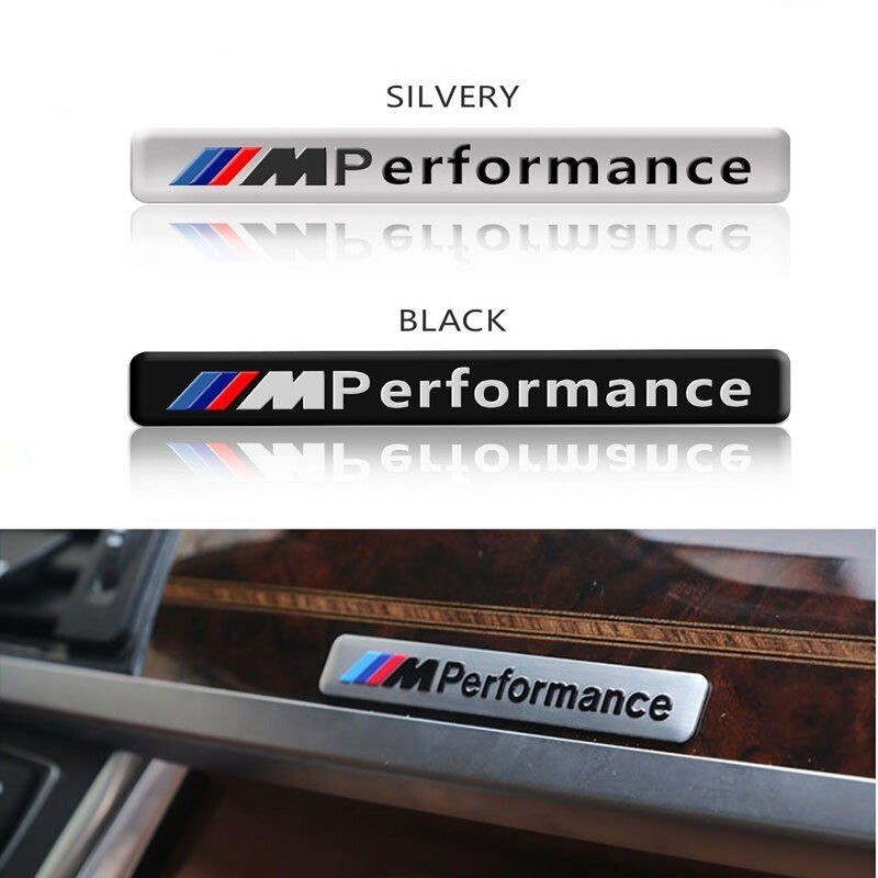 BMW M Performance logo emblem Car Interior Metal Sticker Car Logo Car ...
