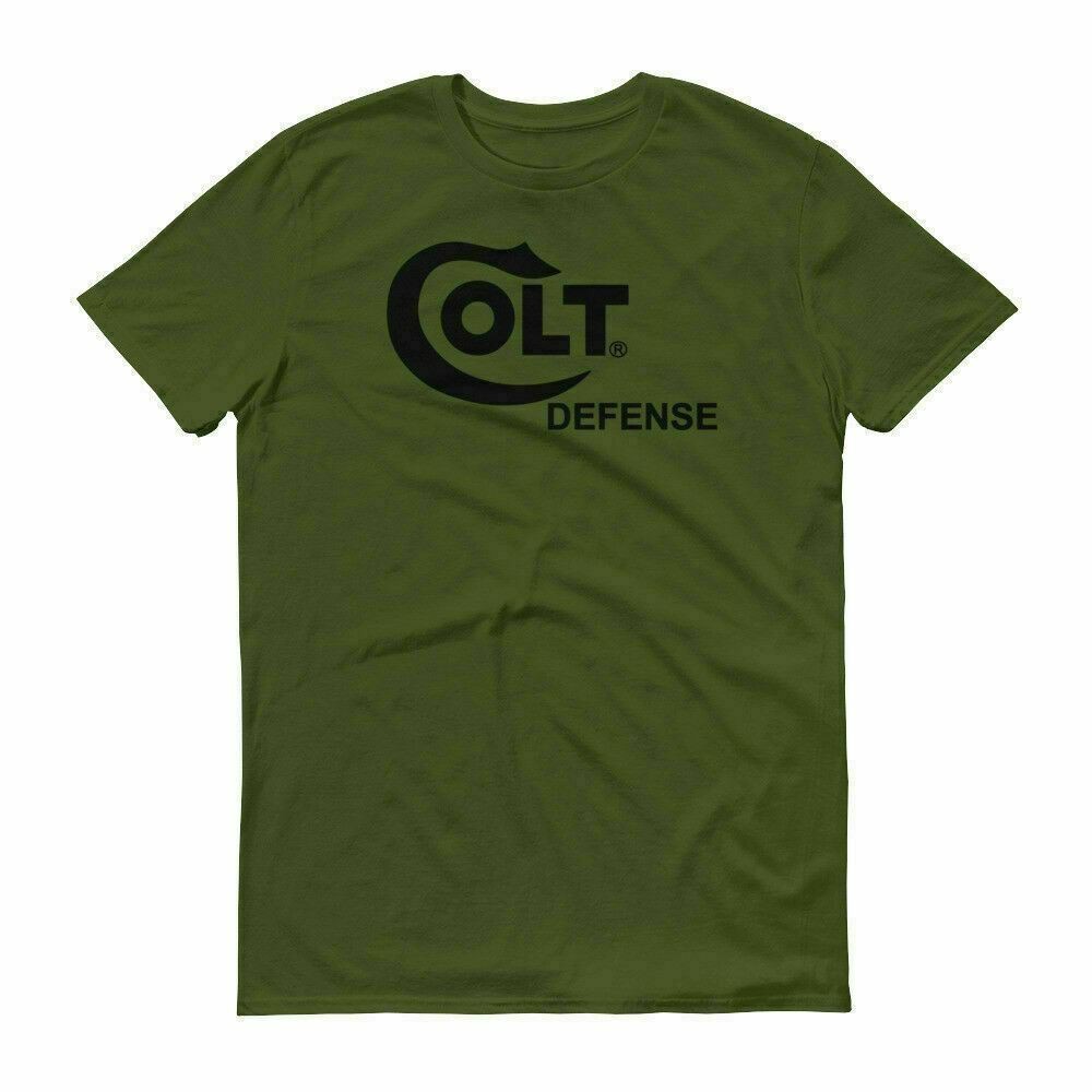 Colt Defense Black Logo T 2Nd Amendment Pro Gun Rights Rifle Pistol ...