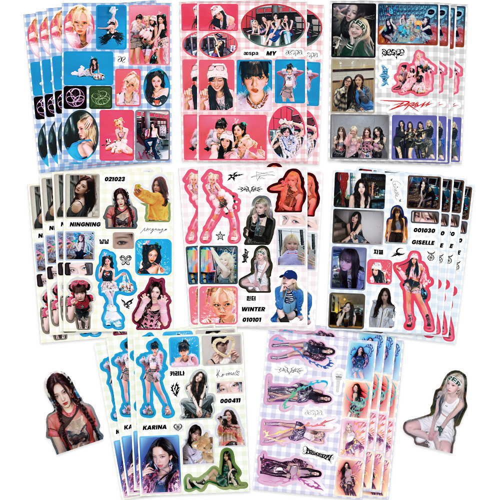 aespa armageddon cdp aespa photocard aespa 8pcs/pack Korean Girl Group ...