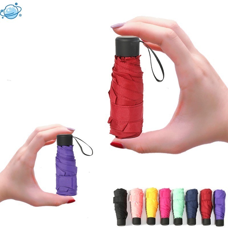 Mini Pocket Umbrella Waterproof and UV-proof Portable Travel Umbrella ...