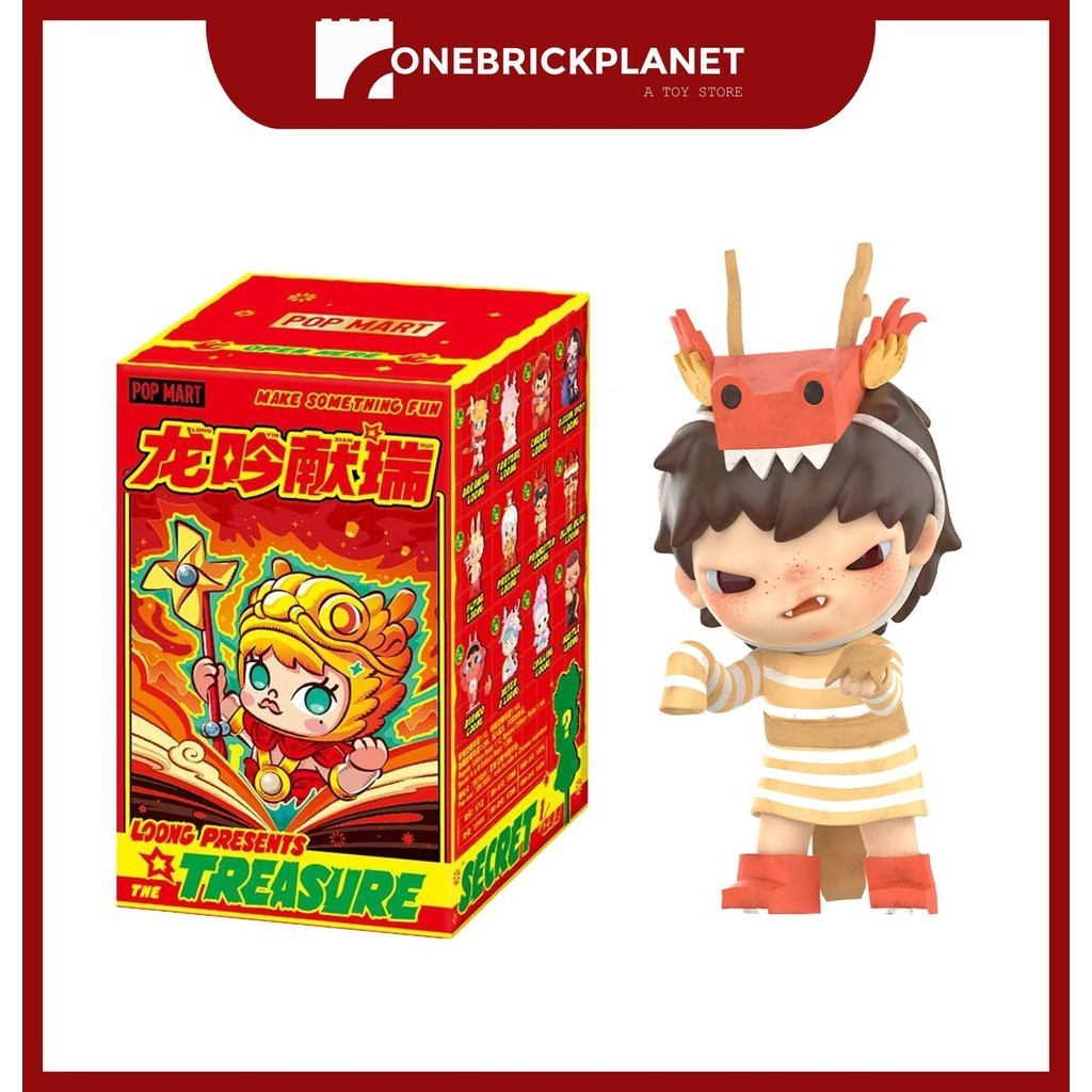 POP MART Loong Treasure Series Figures - Prankster Loong (Hirono ...