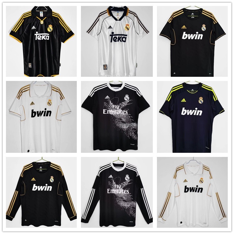 1112 Real Madrid Home and Away Men Retro Fan Edition Football jersey ...