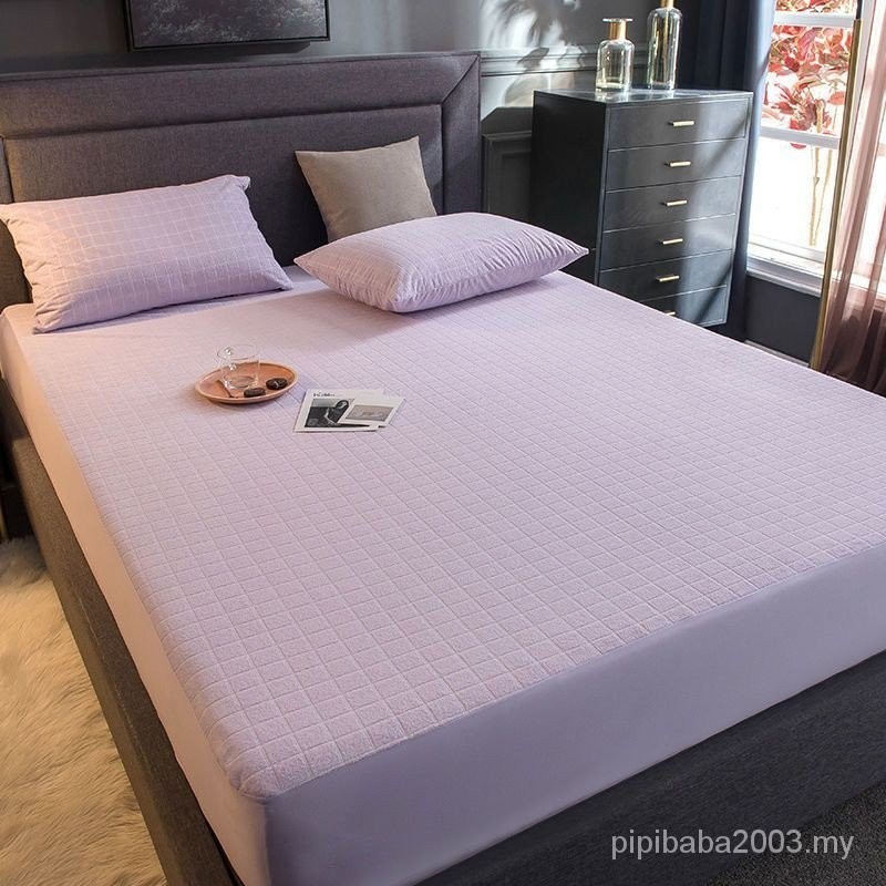 Cotton Jacquard Terry Cloth Waterproof Bed Sheet Bed Cover Bed Cover ...