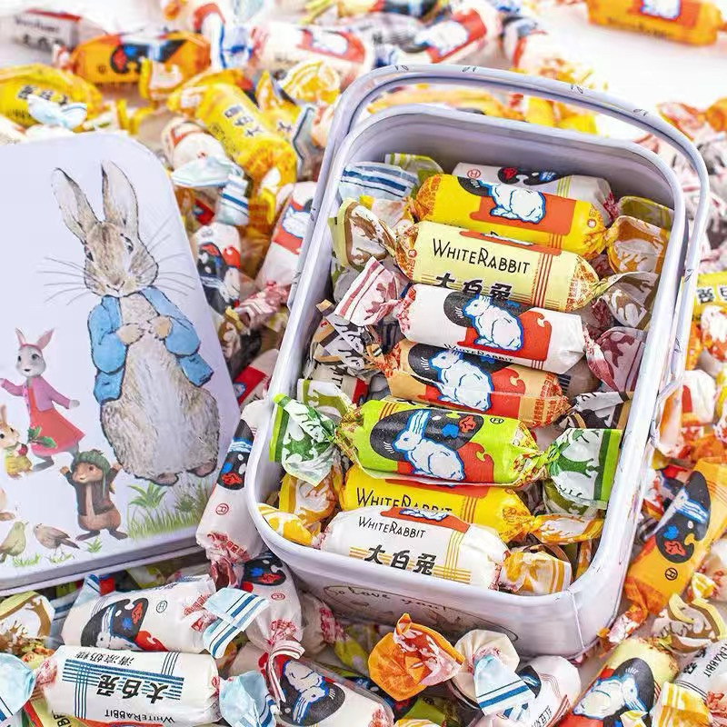 大白兔奶糖Rabbit Milk Candy 116g 罐装混合口味糖果节日礼盒发过年货糖果礼盒 | Shopee Malaysia