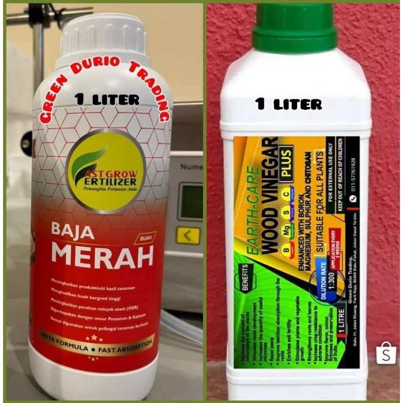 BAJA FASTGROW MERAH & CUKA KAYU (WOOD VINEGAR PLUS CHITOSAN) | Shopee ...