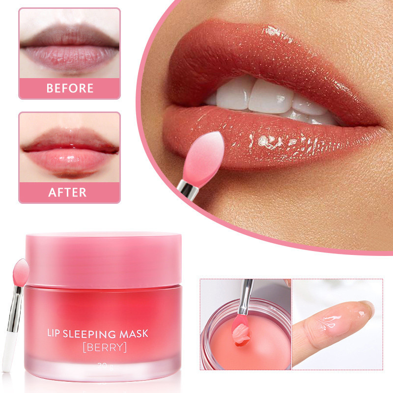 Berry Lip Sleeping Mask Night Sleep Maintenance Moisturizing Fade Lip ...