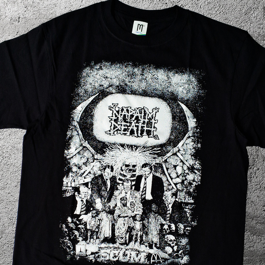 Napalm DEATH Band T-Shirt T-Shirt - SCUM Builtup Premium | Metal T ...
