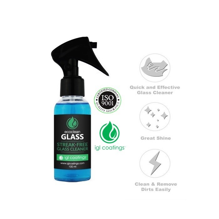 IGL Coatings Ecoclean Glass Window Glass Cleaner Spray Dirts Stains ...