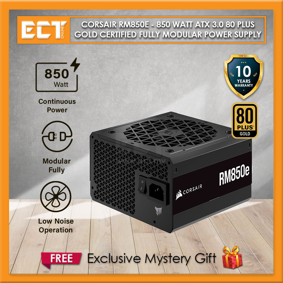 Corsair RM750e RM850e RM1000e - 750 / 850 / 1000 Watt ATX 3.0 80 PLUS ...