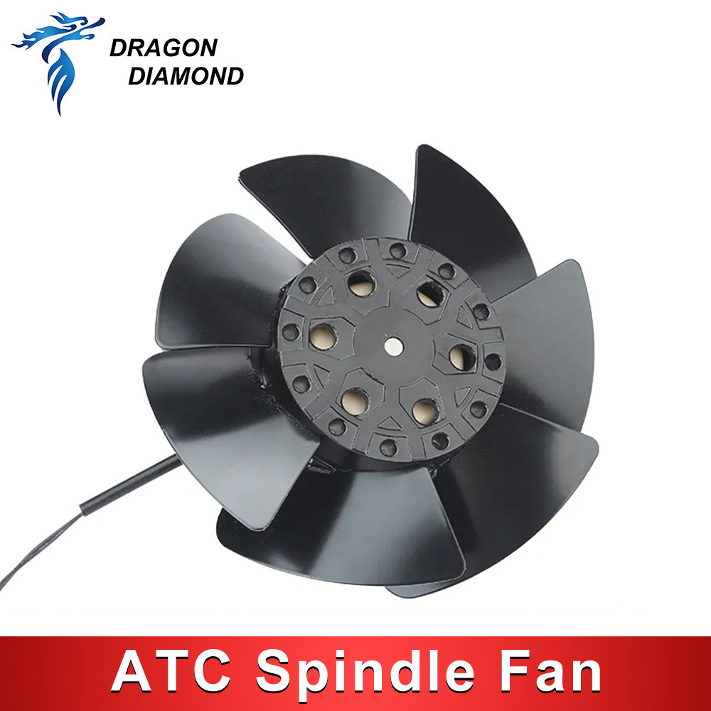 CNC Automatic Tool Change Spindle Motor Fan 220V Instead Of 9KW Cooling ...