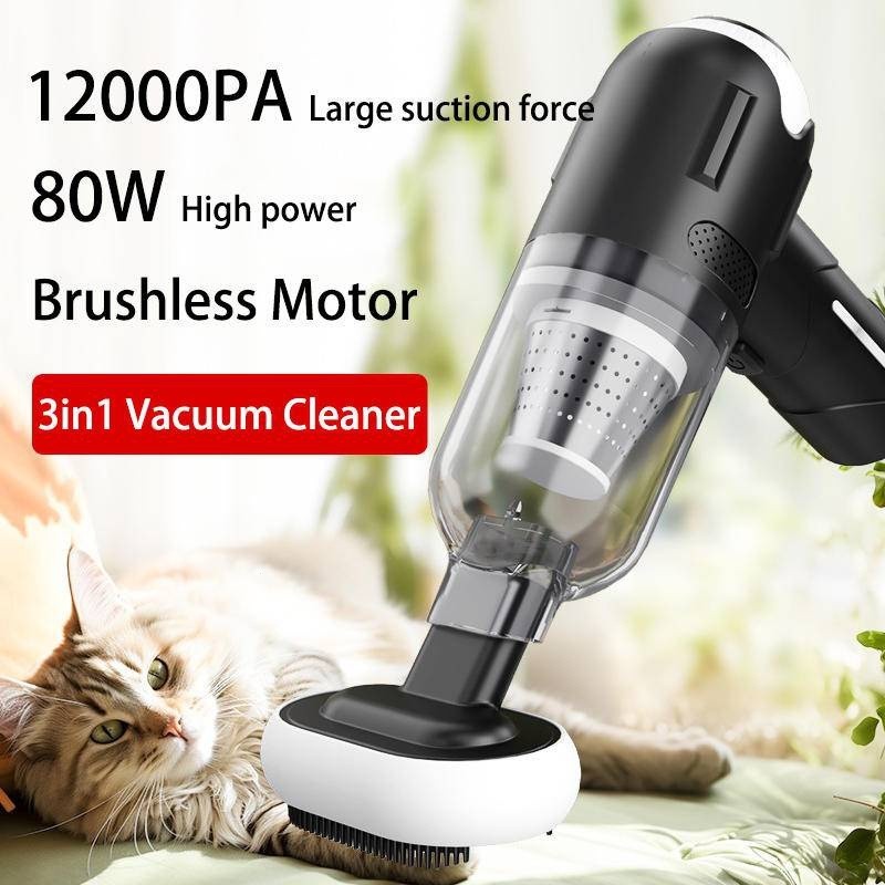 Car Vacuum Cleaner Blowing Suction Extraction 3in1 12000Pa Super Strong ...