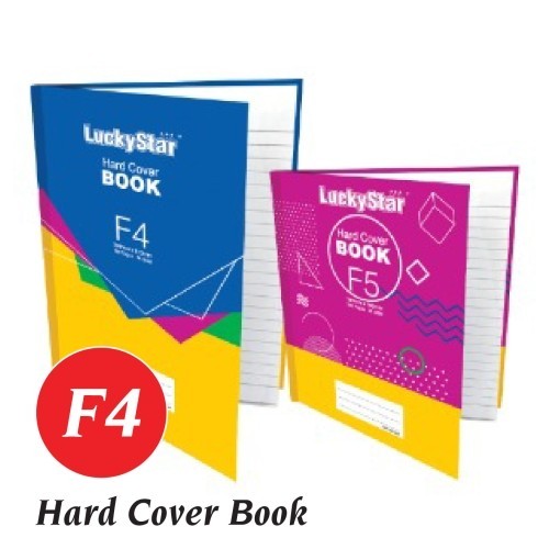 F4 HardCover Single Line Book | F4 Hard Cover Foolscap Book / Buku Log ...