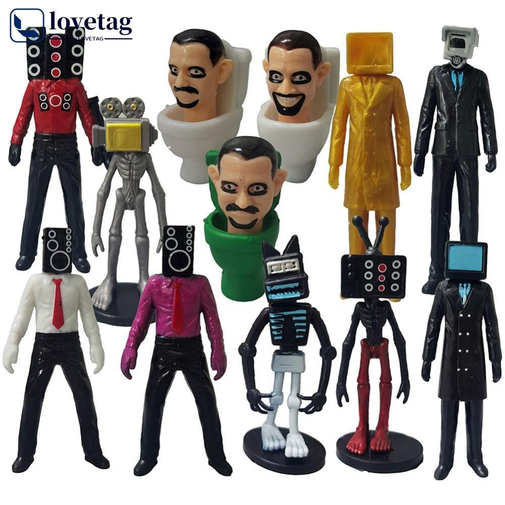 LOVETAG Skibidi Toilet PVC Audio Toilet Man VS Monitor Man Camera Man ...