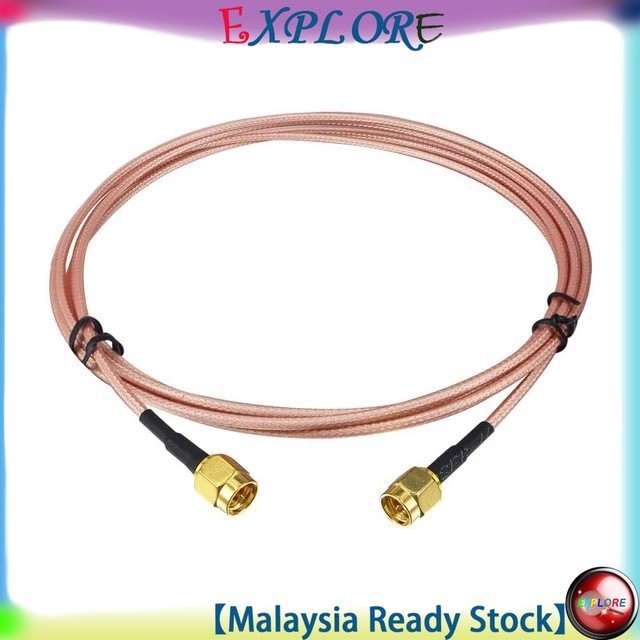 SMA-J male to SMA-J male RF coaxial adaptation cable Antenna extension cable RG316 Coaxial cable ...