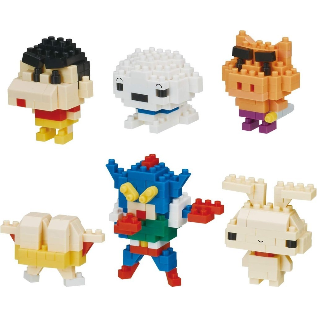 Kawada Nano Block Mini Nano Crayon Shin-chan NBMC_06S 1BOX = 6 pieces ...