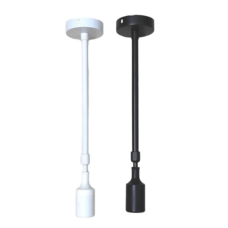 Pipe Erected Ceiling Lamp E27 Base Holder Adjustable Length Hollow Rod ...