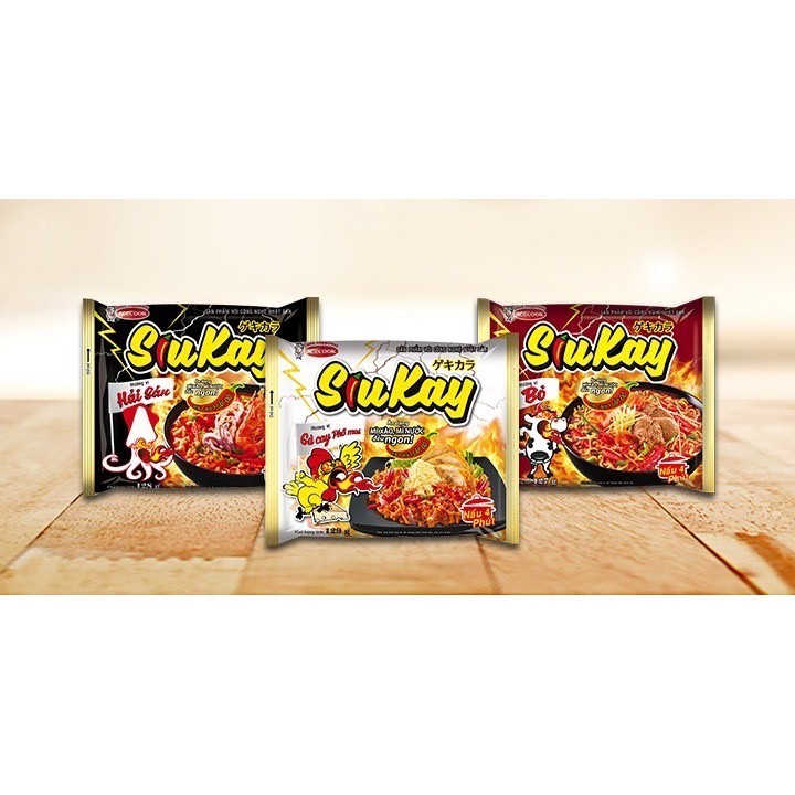 【Vietnamase】6 packs Siu Kay Bo-Beef / Seafood & Spicy Flavor Vietnamese ...
