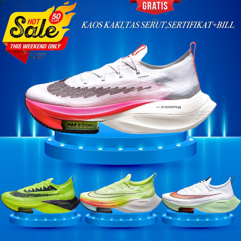 Hoot SALLE!!! Men's Running Shoes Alr Z00mx Alphafly Next% Black Volt ...