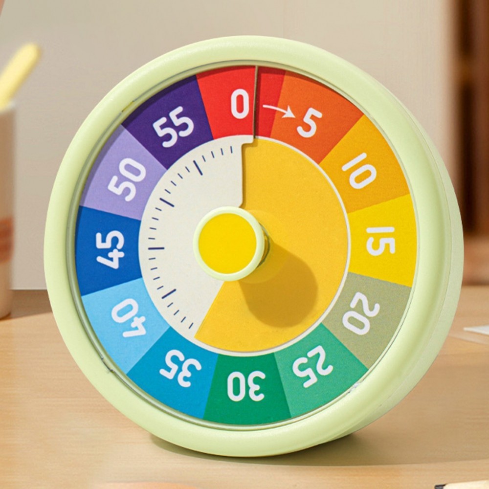 Compact Mechanical Timer with Hook Hole Perfect for Kitchens Classrooms ...