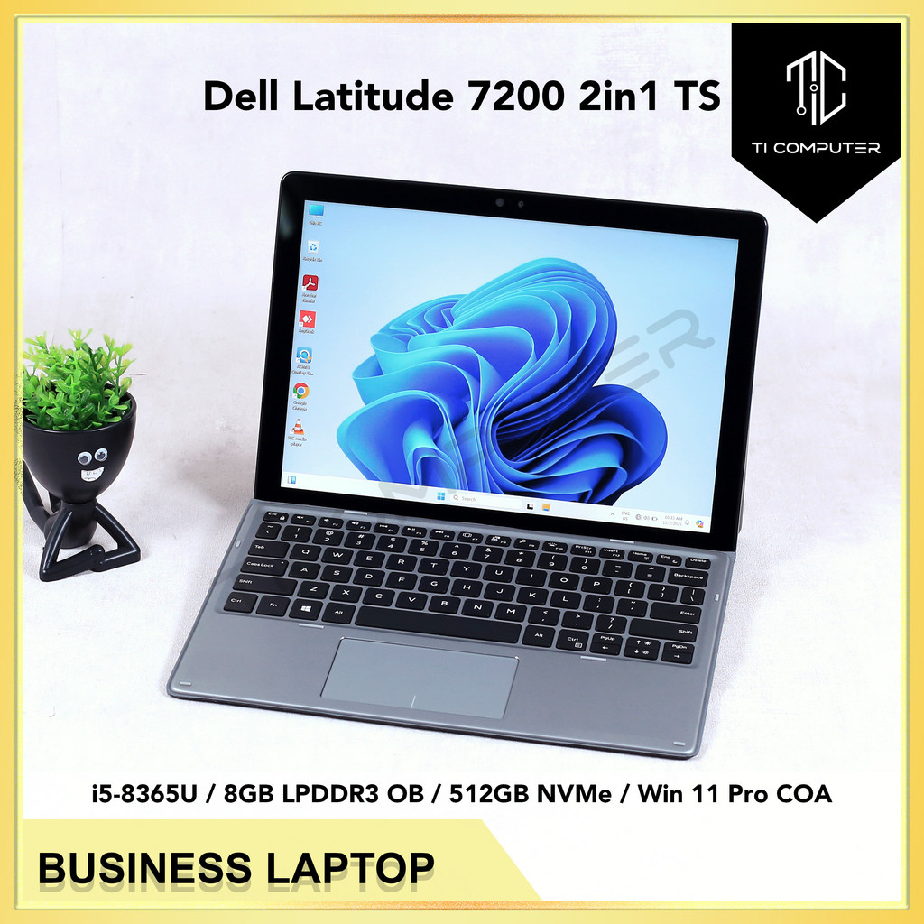 Dell Latitude 7200 2in1 Touchscreen Intel i5-8365U 8GB DDR3 OB RAM ...