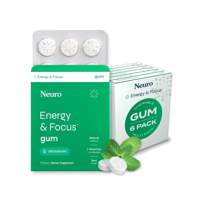 NEW Neuro Energy Caffeine Nootropics for Energy & Focus - Sugar-Free ...