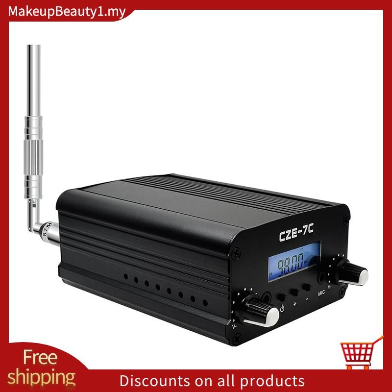[In Stock]CZE-7C 7W Long Range FM Transmitter Conference Stereo FM ...