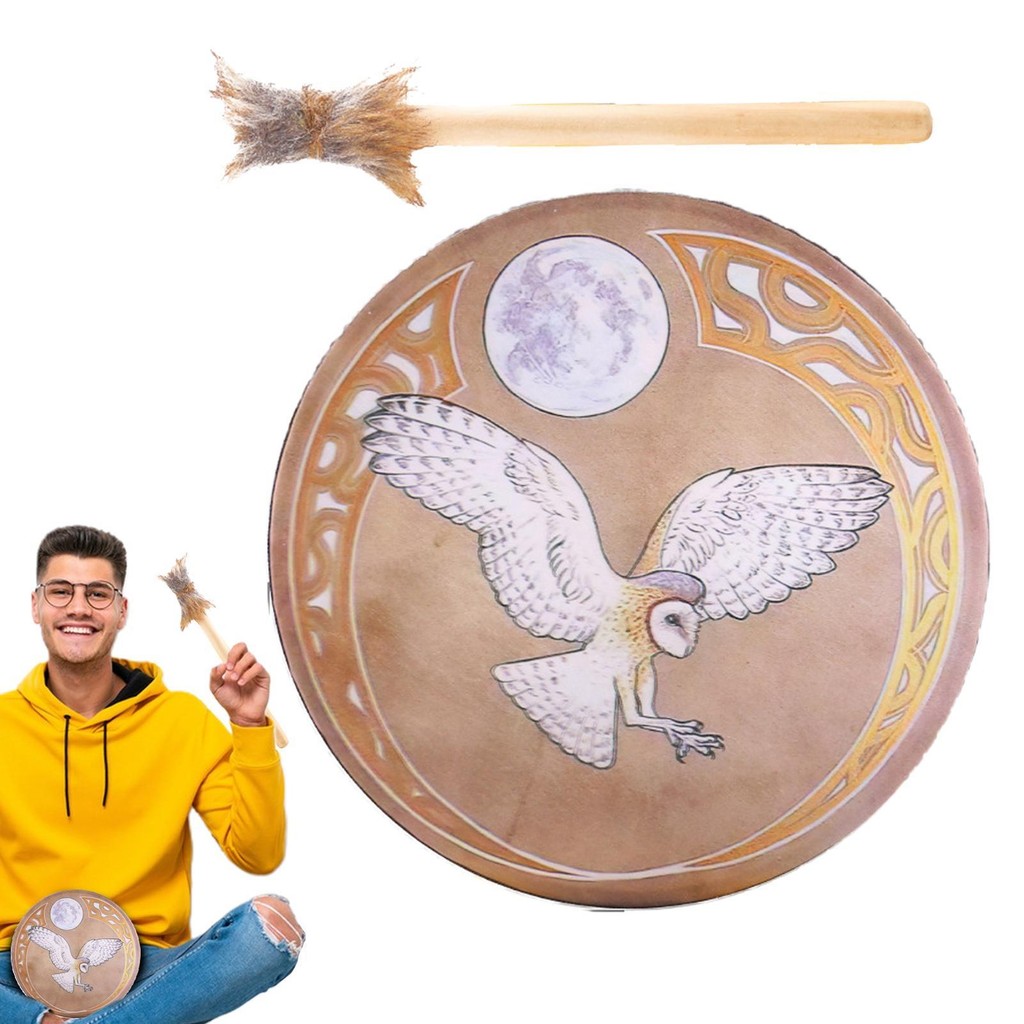 Meditation Drum Wood Shaman Drums With Drum Stick Drum Shaman ...