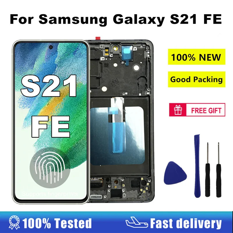 6.36'' AMOLED For Samsung Galaxy S21 FE 5G G990 G990B G990B/DS LCD ...